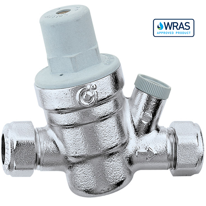 Altecnic 28mm Series 533 Pressure Reducing Valve with Pressure Gauge ...