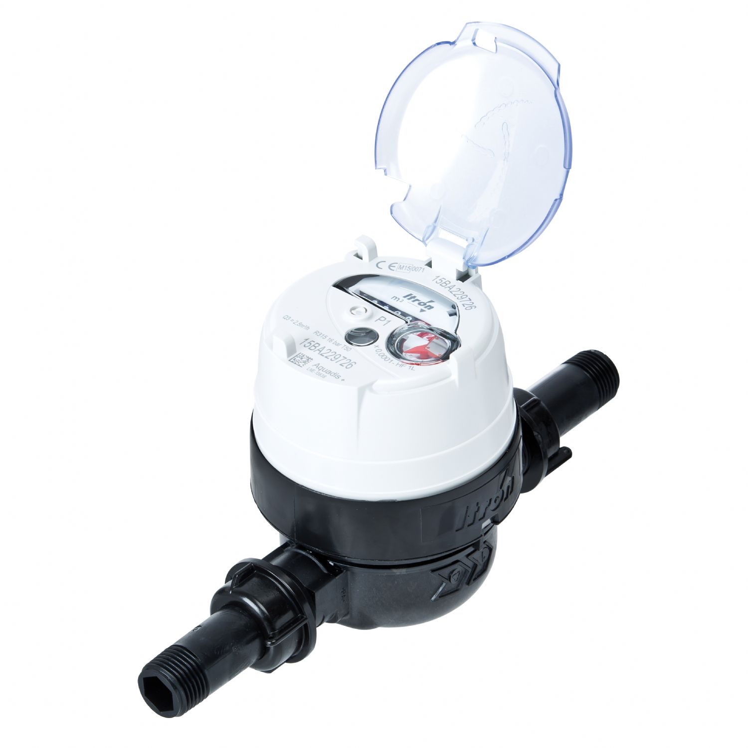 Altecnic 3/4 inch MBSP x MBSP Cold Pulsed Water Meter (PS-P00002), PS ...