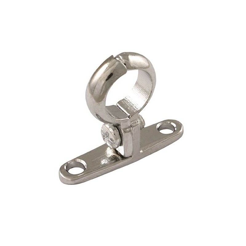 Cast Brass Screw On - Chrome Plated (School Board Clips) 54mm