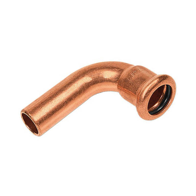 Copper Press 90 Degree 108mm Male/Female Plain End Bend, Plain End Bend ...