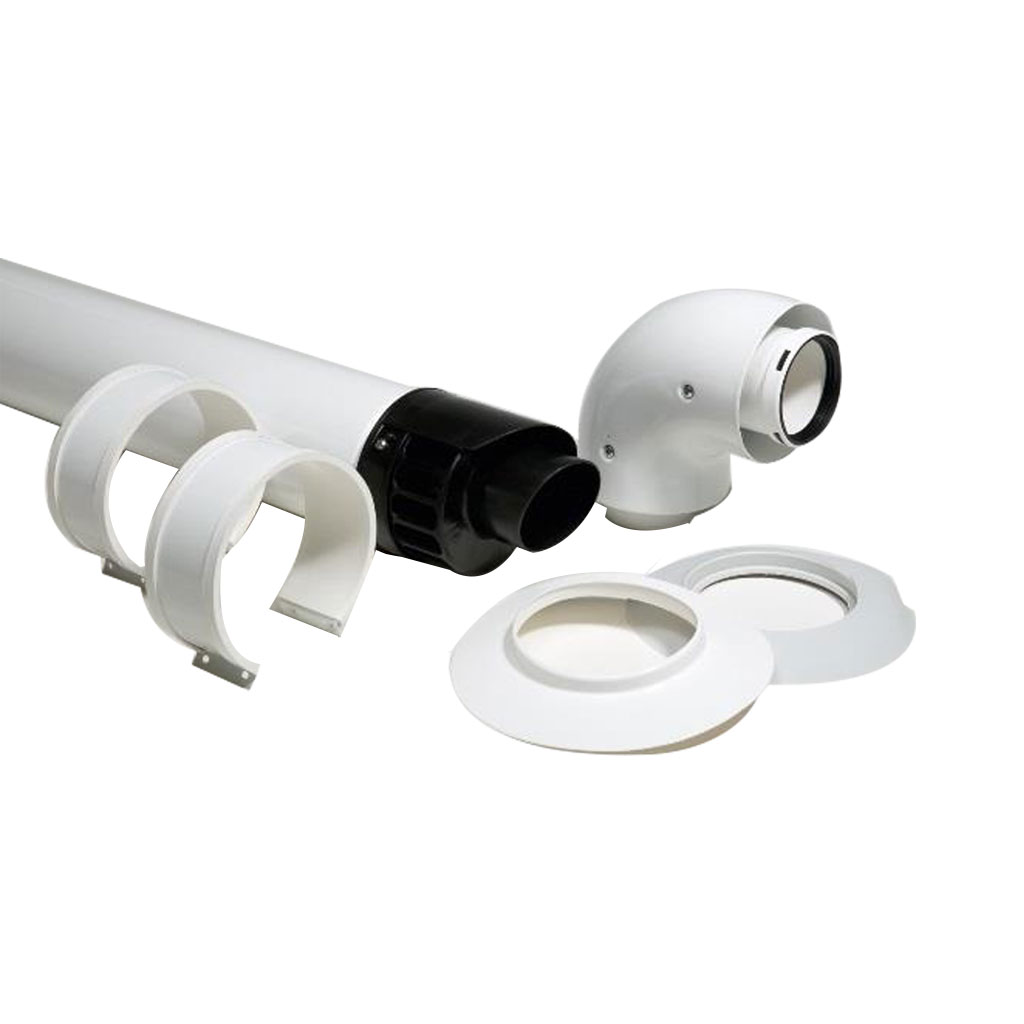 Vokera standard horizontal flue kit, Vokera he horizontal terminal ...