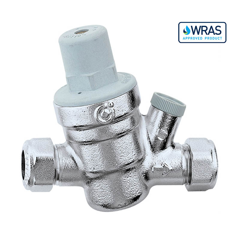 Altecnic 28mm Series 533 Adjustable Pressure Reducing Valve With Gauge ...