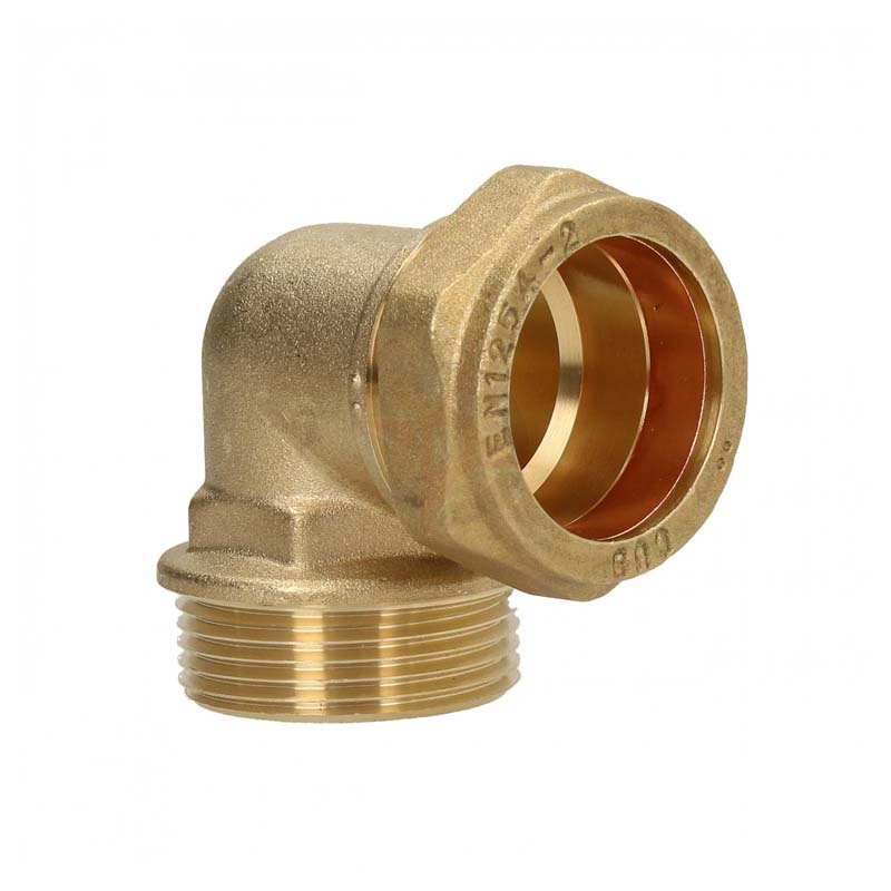 Compression 42mm x 1 1/2Inch Elbows Male Iron, Brass Compression 42mm x ...