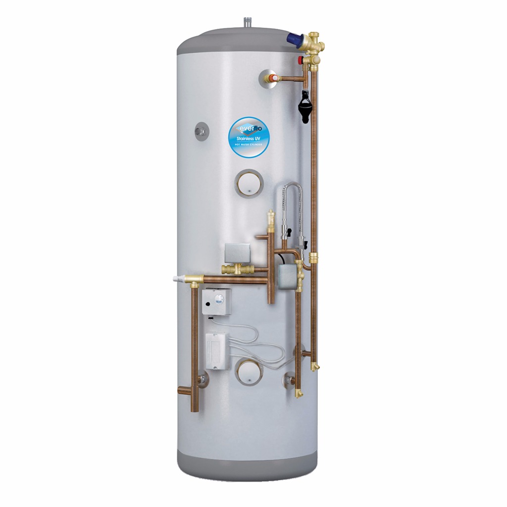 Everflo Stainless 210L System Fit Unvented Hot Water Storage Cylinders